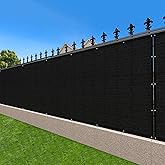 Amazon.com : Gray 6FT X 50FT Outdoor Privacy Screen Fence & Mesh Shade ...