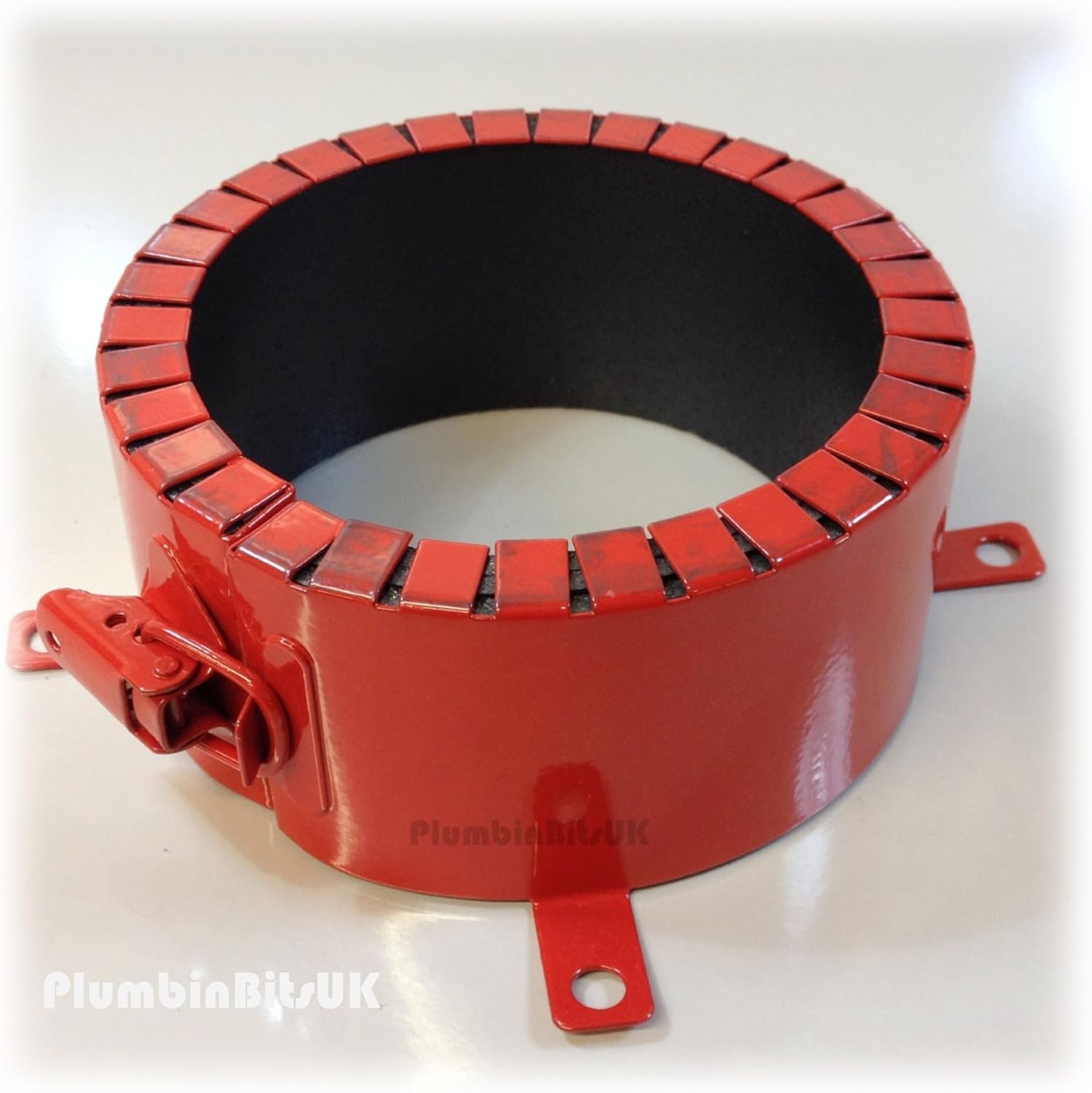 Astroflame Intumescent 4 Hour Fire Rated Steel Pipe Collar 110mm 4 ...
