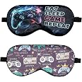 Amazon.com: 2 Pcs Boys Sleep Eye Mask, Guys Blackout Sleeping Silk Mask ...