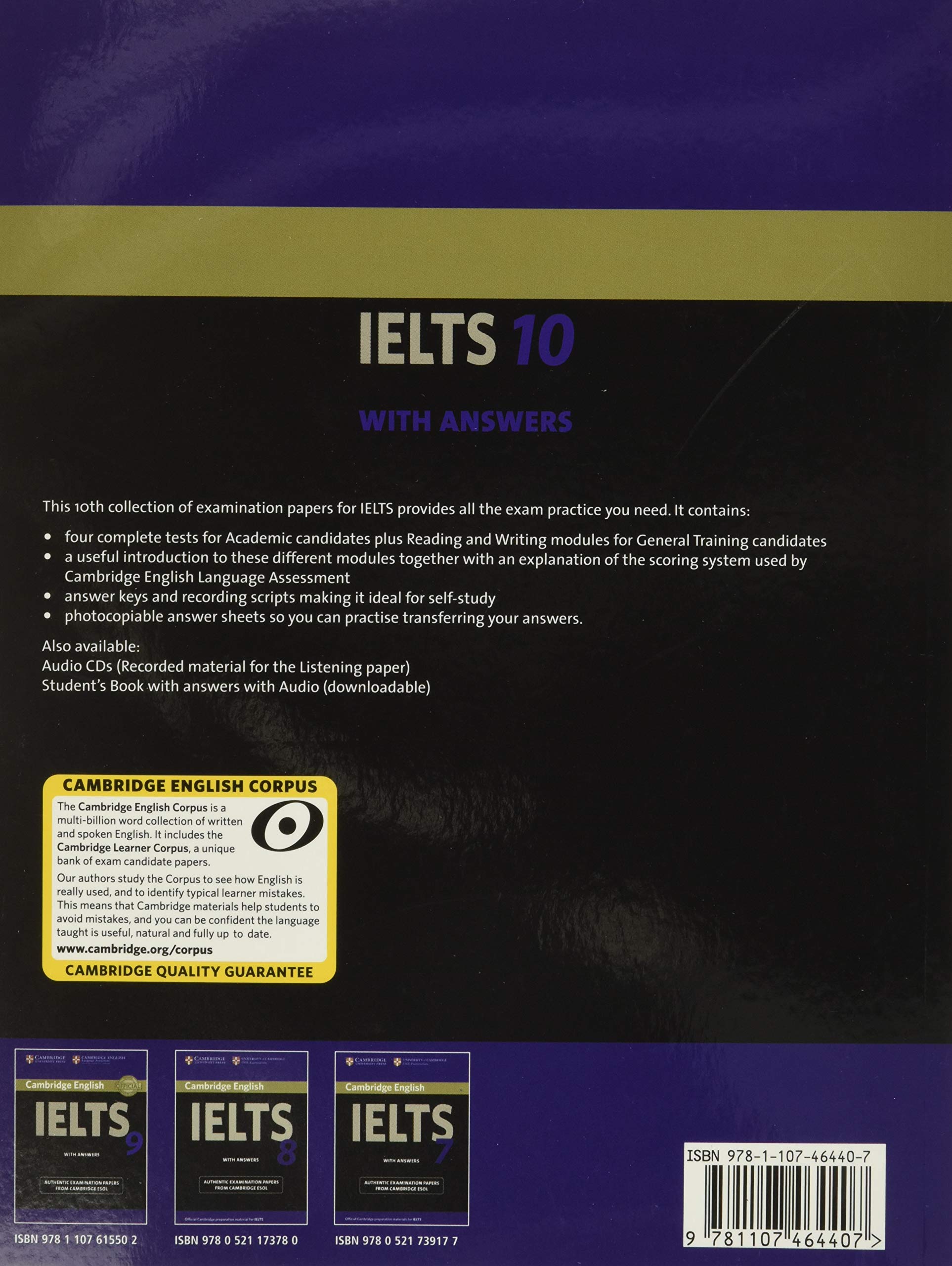 Mua Cambridge IELTS 10 Student's Book with Answers: Authentic ...