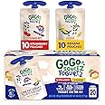 Amazon.com: GoGo squeeZ yogurtZ Variety Pack, Strawberry, Banana, 3 oz. (20 Pouches) - Pantry ...
