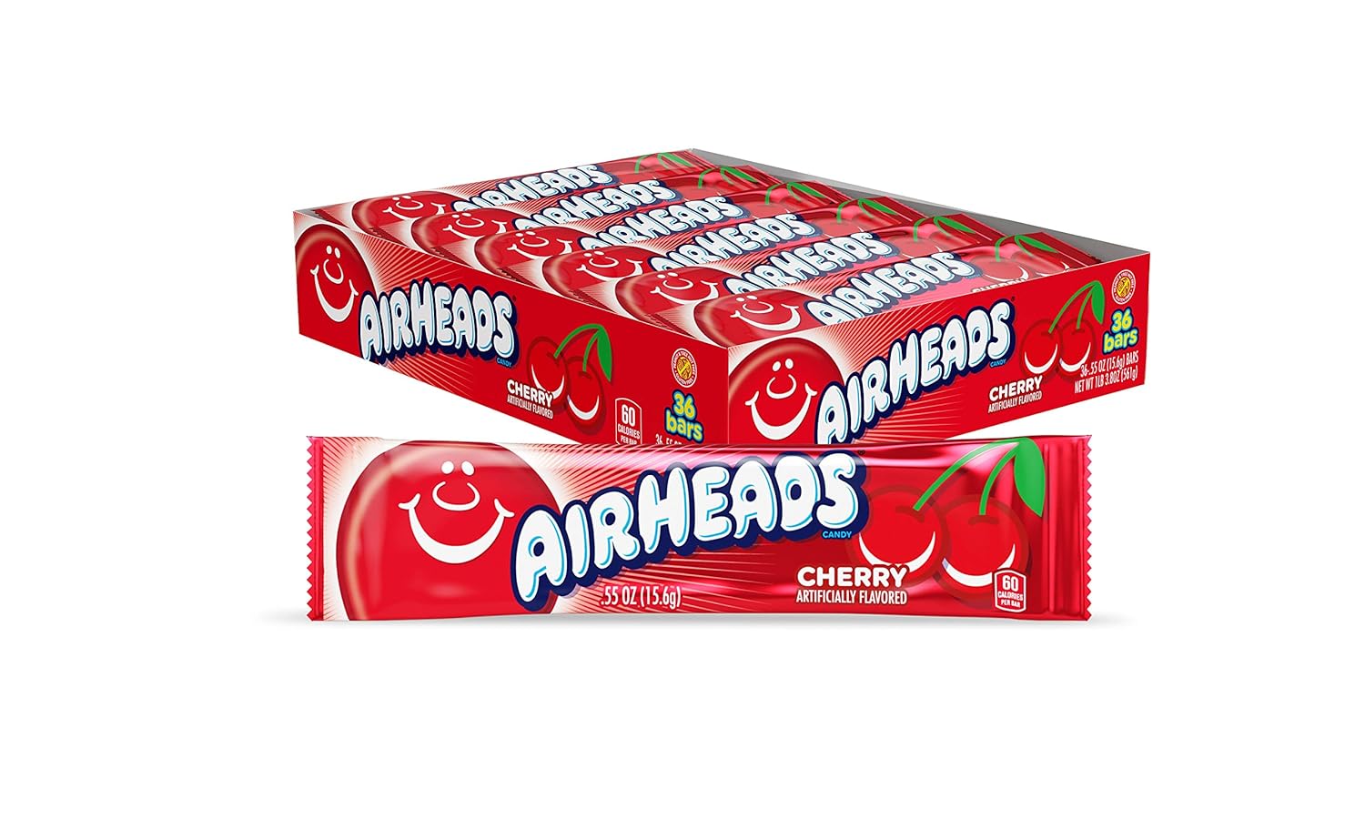 Airheads Cherry 15g (Pack of 36 / Packung mit 36 Stück): Amazon.de ...