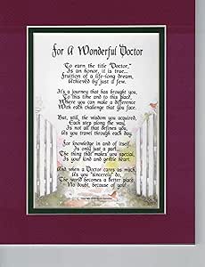 Genie's Poems Doctor Poem Print Appreciation Present Thank You ...