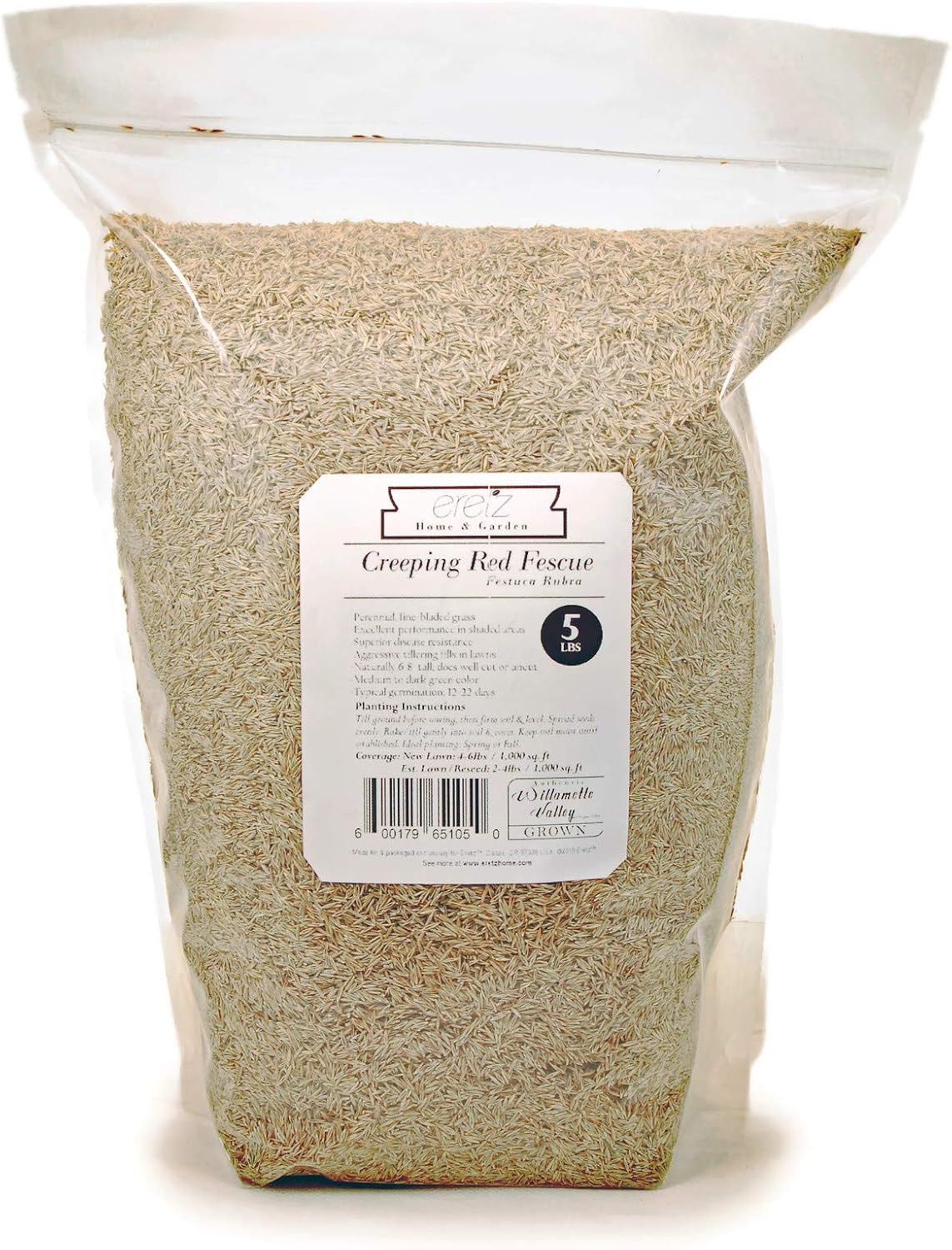 Amazon.com : Eretz Oregon Grown Grass Seed - Creeping Red Fescue Seed ...