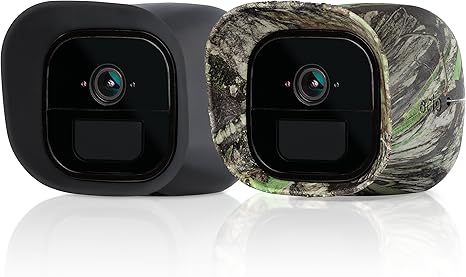 Arlo Go - 2 Pack of Skins (Black and Camouflage) for Arlo Go Mobile HD ...