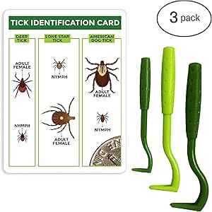 TickCheck Tick Remover Value 3 Pack - Tick Remover Tools + Tick ...