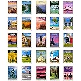 Amazon.com : AMERICA THE BEAUTIFUL postcard set. 50 modern post cards ...