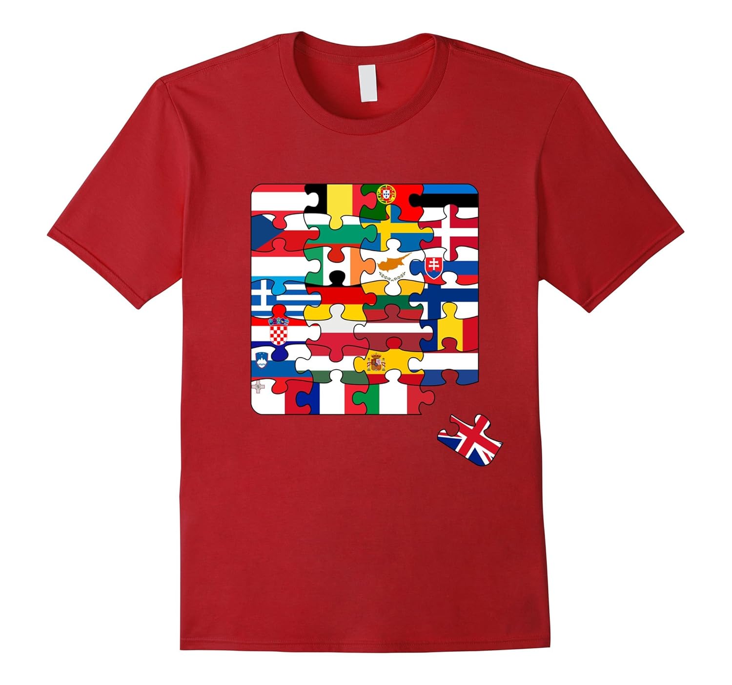 Brexit T-Shirt EU Jigsaw British UK European Union Tee-BN – Banazatee