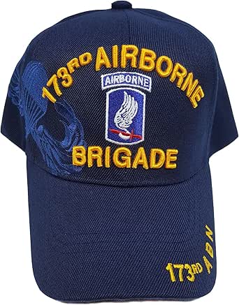 US Military 173rd Airborne Brigade Blue Officially Licensed Cap at ...