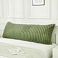 Amazon.com: JAUXIO Faux Fur Fluffy Body Pillow Cover Luxury Textured ...