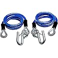 Amazon.com: DocksLocks Trailer Safety Towing Cables, Self Coiling ...