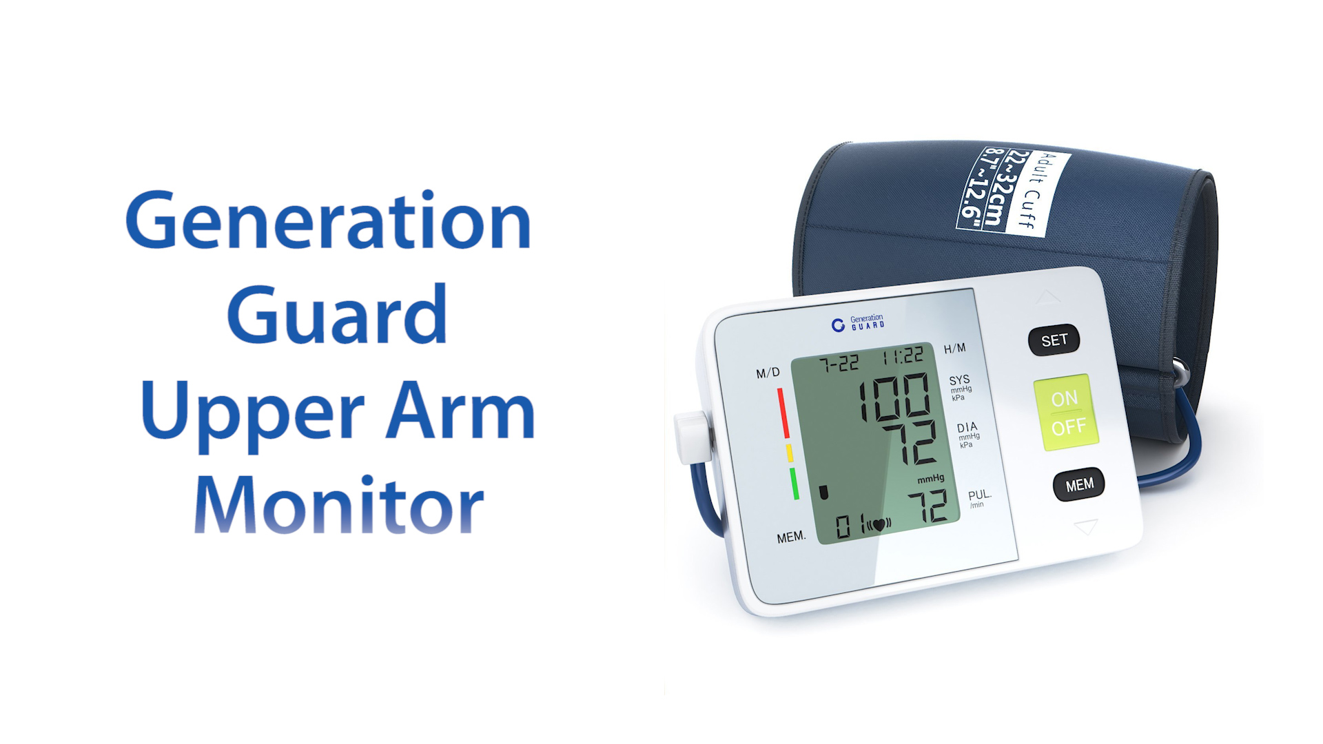 Watch Generation Guard Arm BP Monitor Tutorial Video on Amazon Live