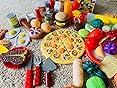 Amazon.com: Shimfun Play Food Set, 130pc Play Food for kids & Toddlers ...