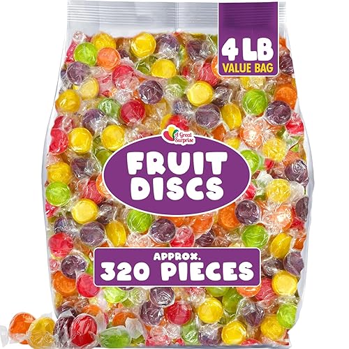 Fruit Flavored Hard Candy - 4 Pounds - Classic Hard Candy - Assorted ...
