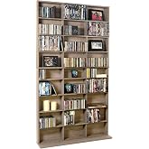 Amazon.com: Atlantic Elite Media Storage Cabinet - Large Tower, Stores ...