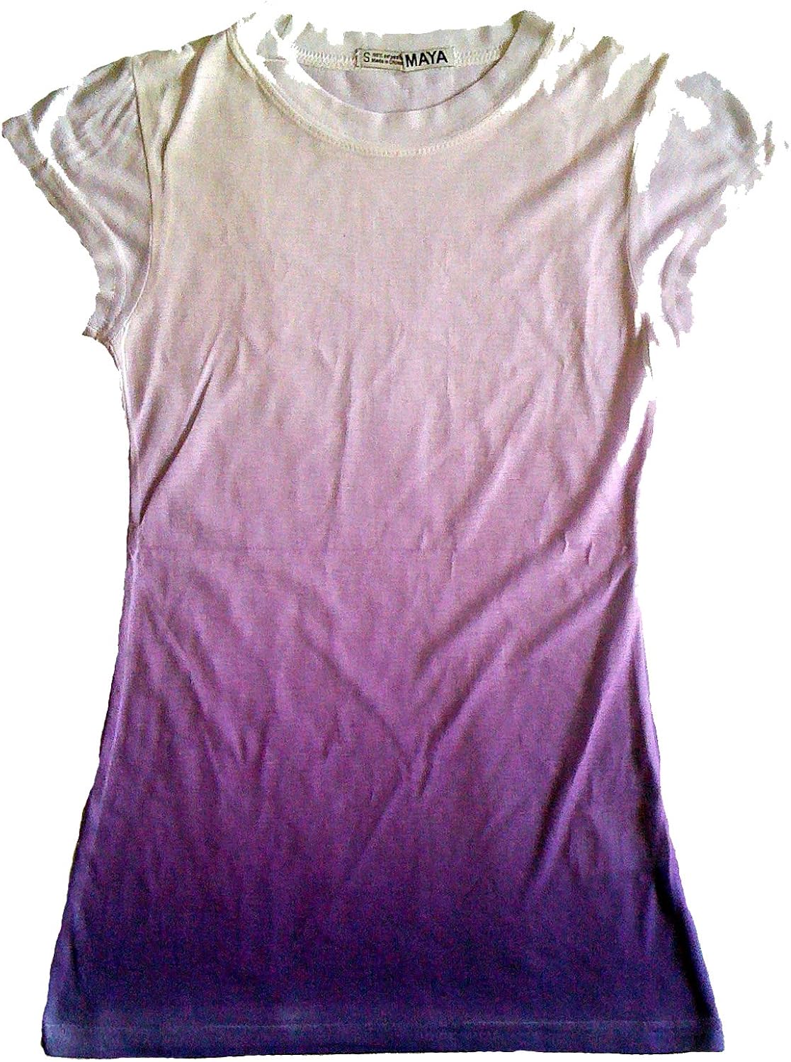 Amazon.com: Buy Cool Shirts Juniors Sublimation Shirt Gradient Purple T ...