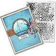 Amazon.com: Hying Water Drop Plastic Embossing Folders for Card Making ...