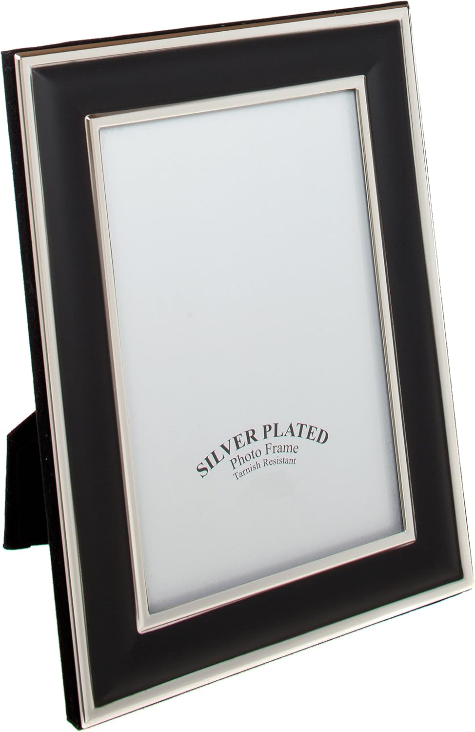 Unity 5 x 7-inch Photo Frame, Black and Silver Plated: Amazon.co.uk ...