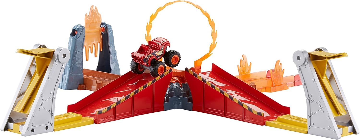 Fisher-Price Nickelodeon Blaze and the Monster Machines Flaming Volcano ...