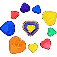 Amazon.com: Brain Sprout Stepping Stones for Kids - 9pcs Heart-Shaped ...