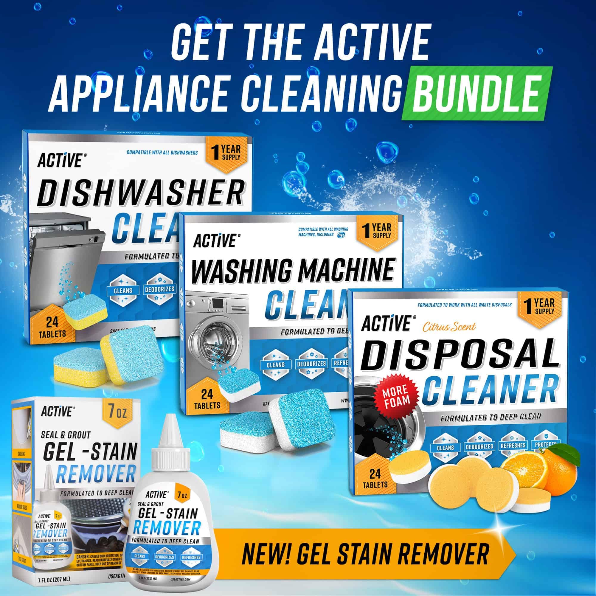 Mua Washing Machine Cleaner Descaler 24 Pack - Deep Cleaning Tablets ...