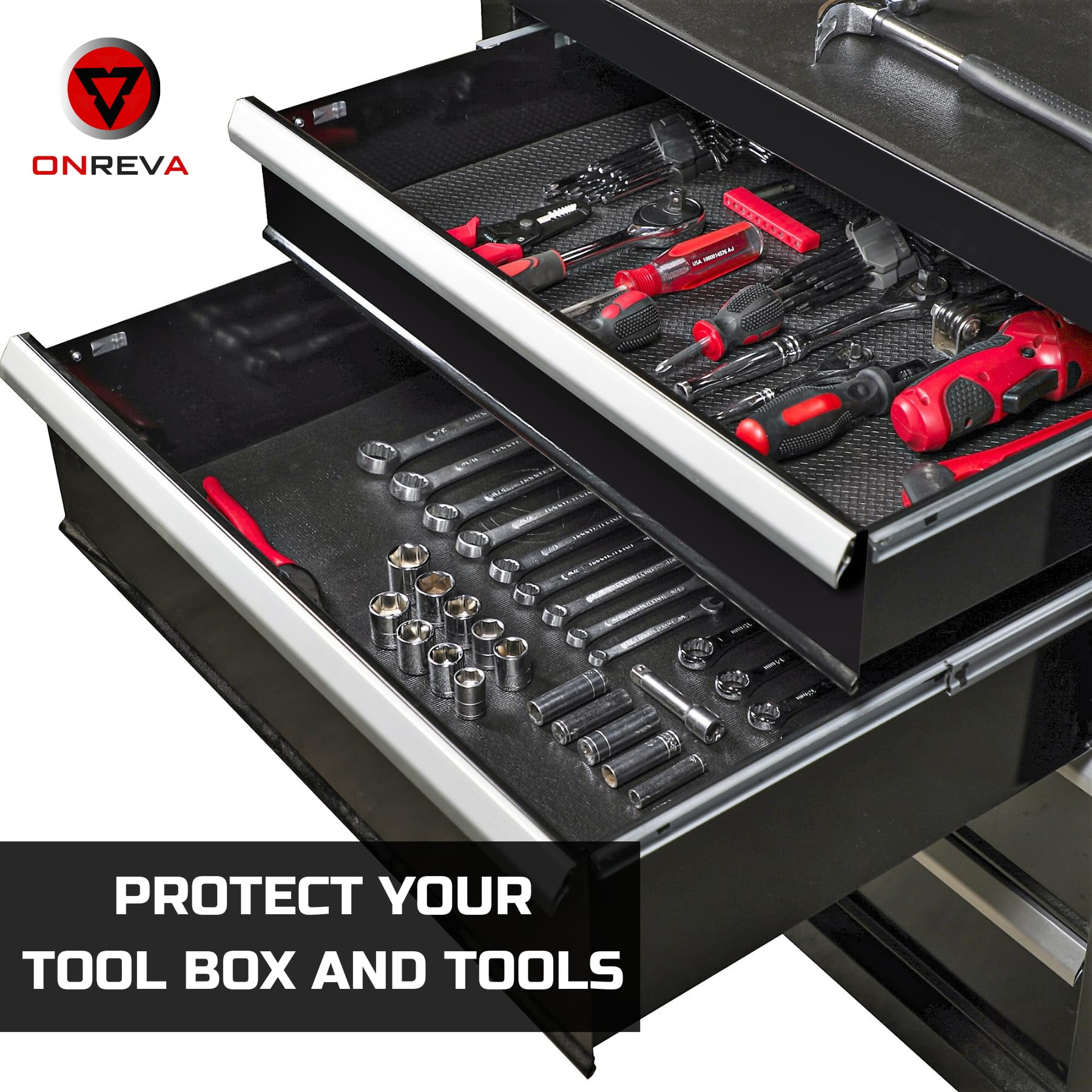 Mua ONREVA Tool Box Liner 24 inch Wide x 24 Ft Large, Toolbox Drawer ...