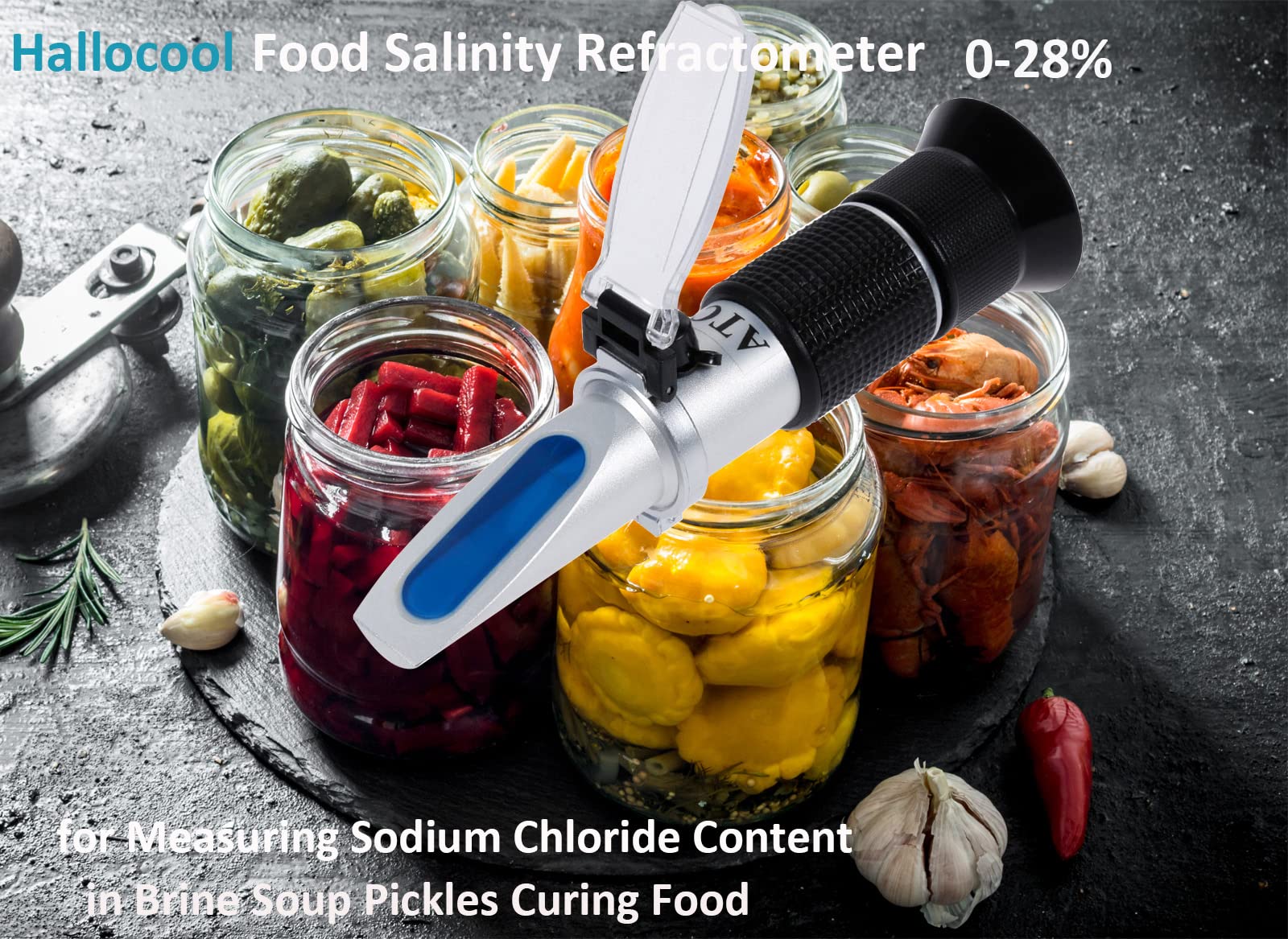 Mua Salinity Refractometer 0~28% for Measuring Sodium Chloride Content ...