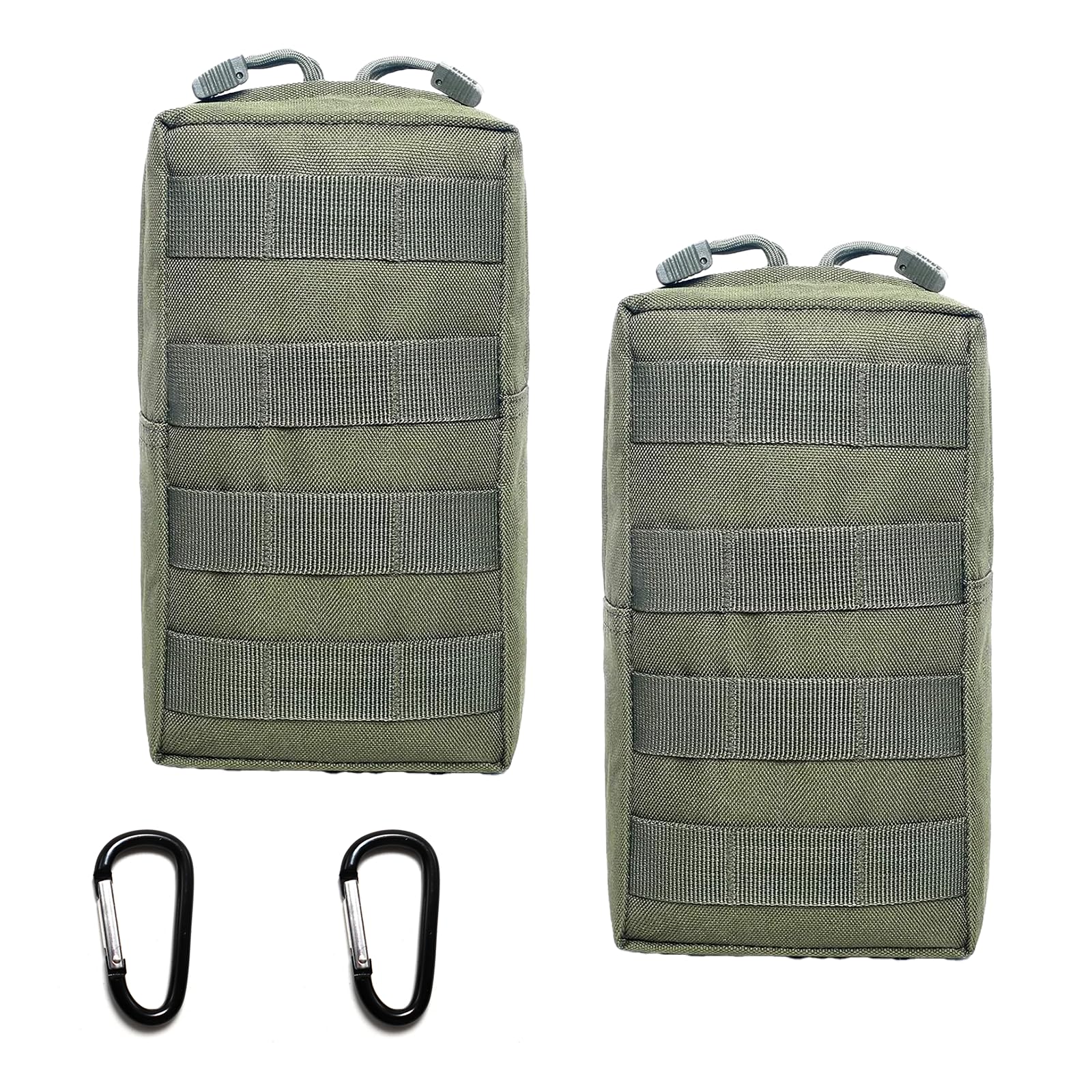 2 Pack Tactical Molle Pouches, Molle Utility Pouch, Small Tactical Bag ...