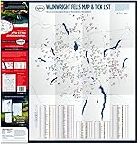 Wainwright Fells Map Poster Lake District Tick List (A2 (594 x 420mm ...