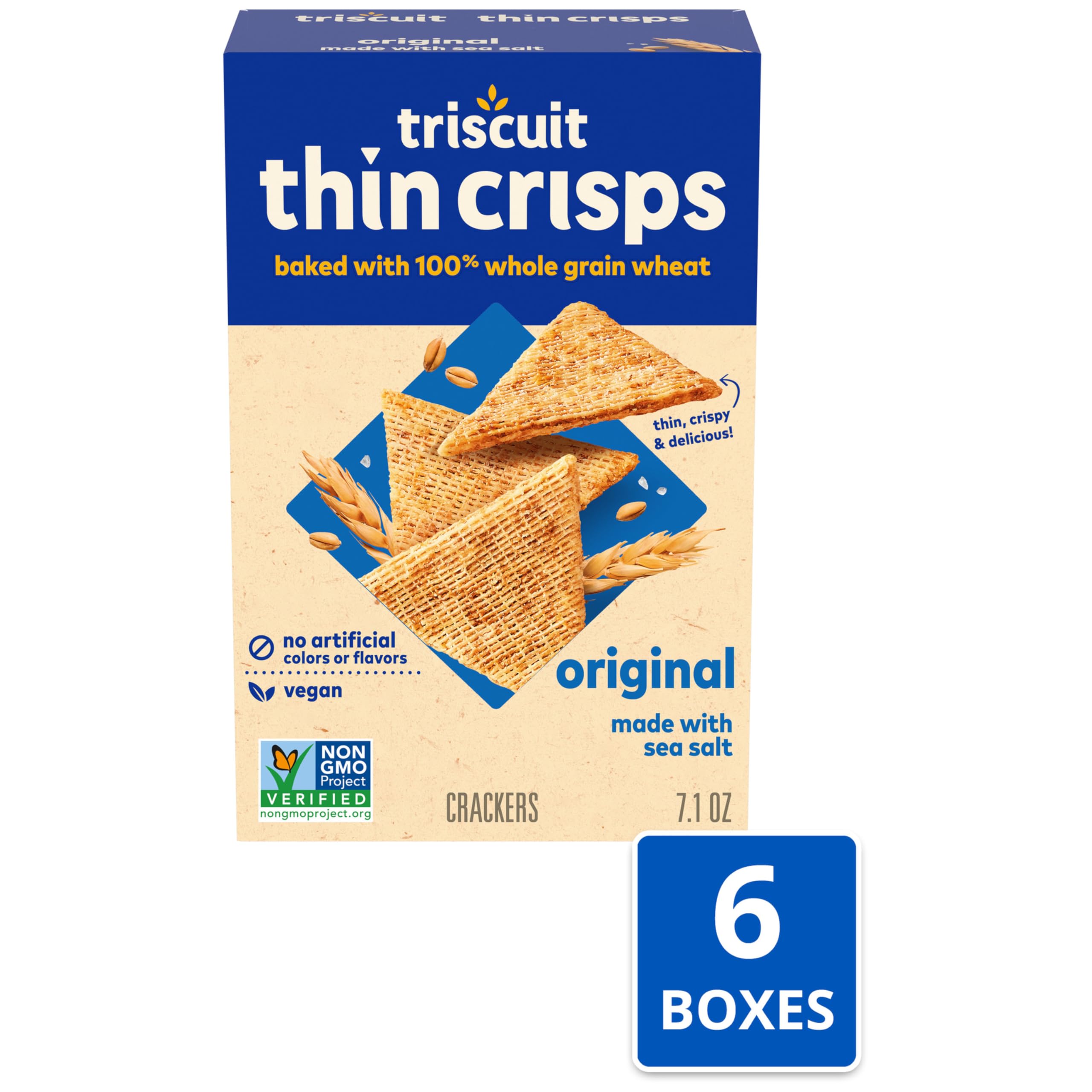 Mua Triscuit Thin Crisps Original Whole Grain Wheat Crackers, Vegan ...