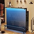 Amazon.com: YITAHOME Home Bar Unit with LED Lights, Liquor Bar Table ...