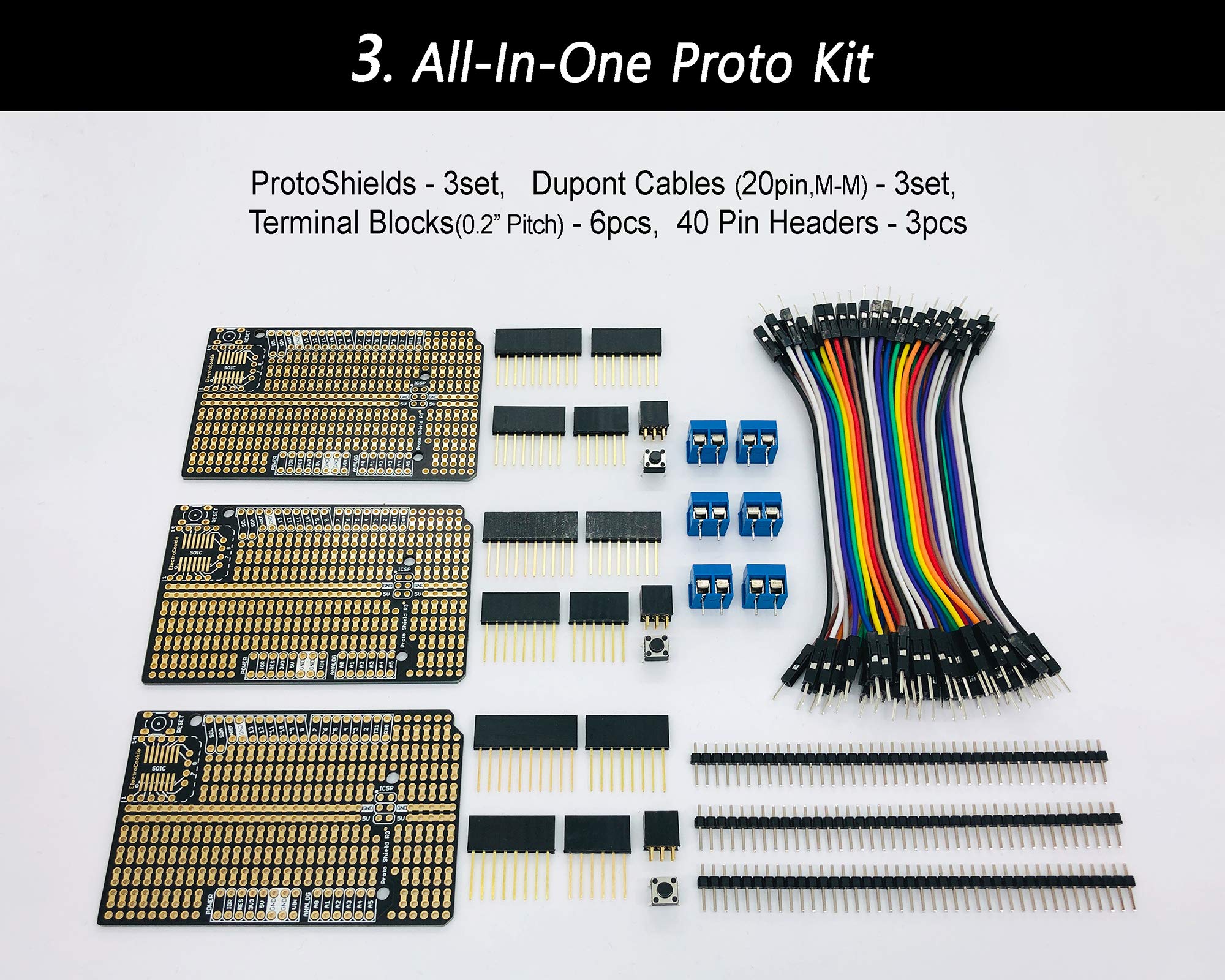 Mua ElectroCookie Proto Shield Kit Compatible with Arduino Uno ...