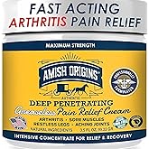 Amazon.com: Amish Origins Arthritis Pain Relief Cream - 7 oz - Maximum ...