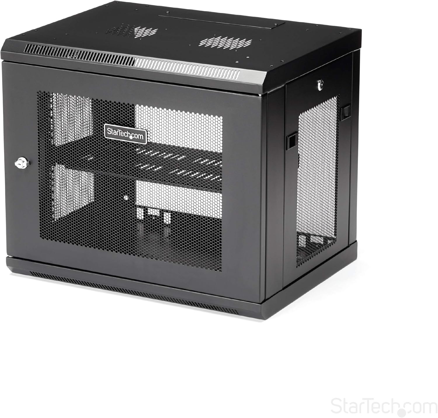 StarTech.com 9U Wall Mount Server Rack Cabinet - 2-Post Adjustable ...