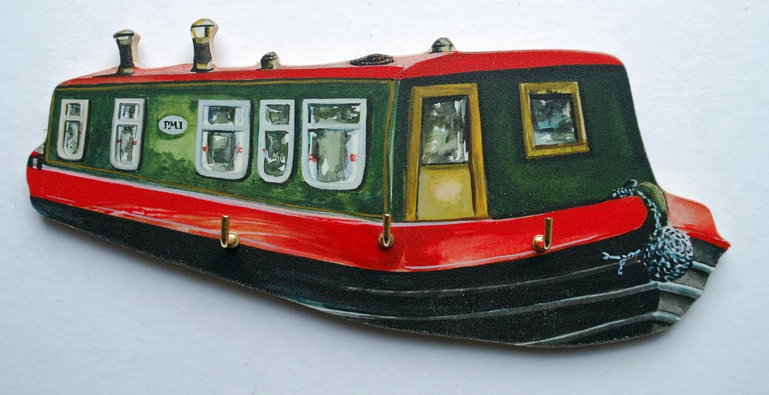 Green Canal Boat Key Rack - WT38-S: Amazon.co.uk: Kitchen & Home