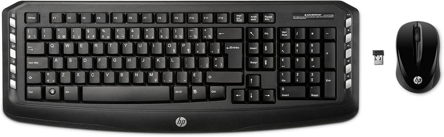 HP Wireless Classic Desktop - Pack de teclado QWERTY y ratón ...