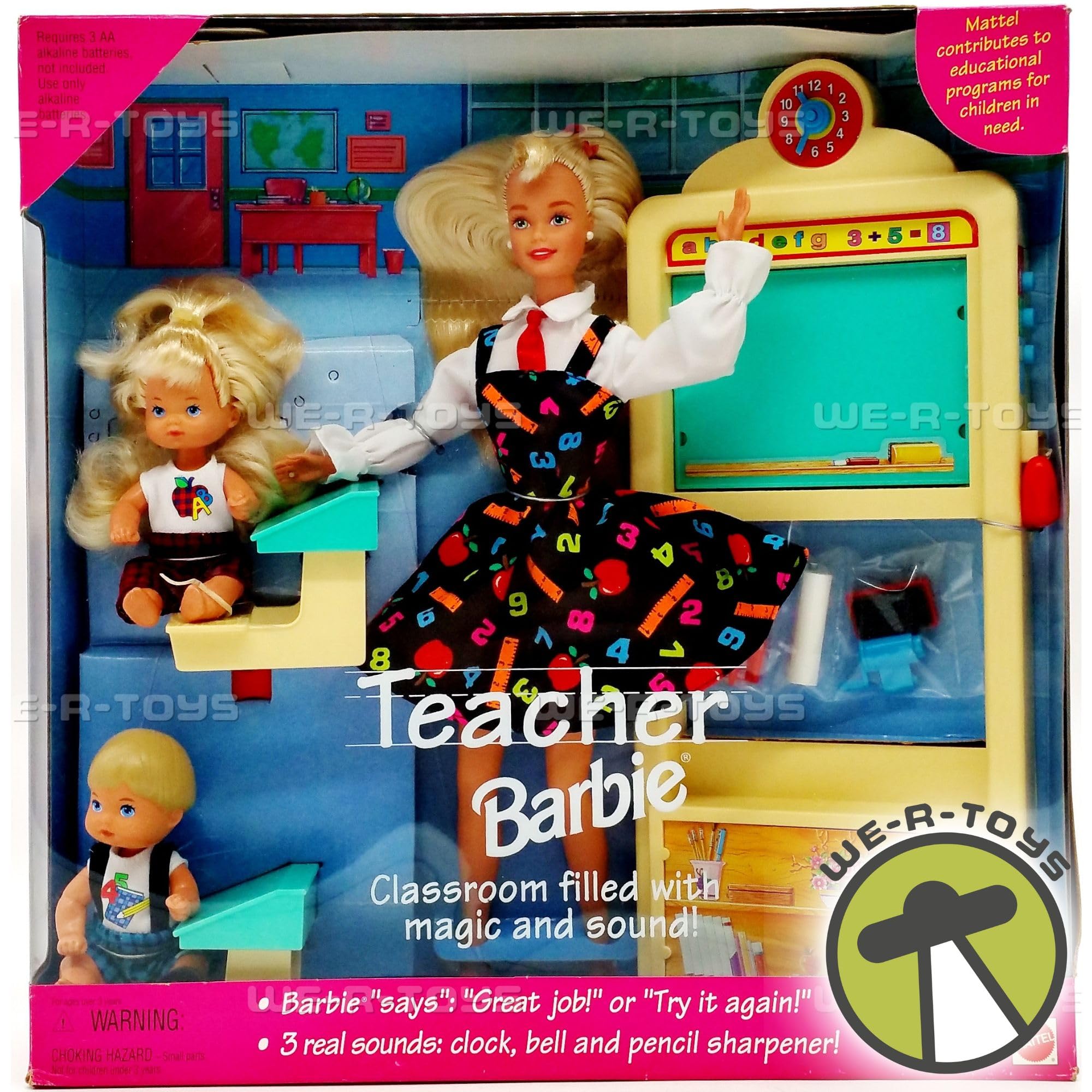 Mua 1995 Barbie Teacher & Students Gift Set (All blonde hair versions ...