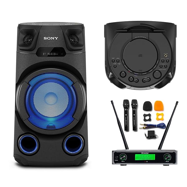 Sony MHC-V13 High Power Audio System with Wireless Microphone System ...