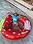 Amazon.com: 72" Inflatable Red and Green Strawberry Shaped Swimming ...