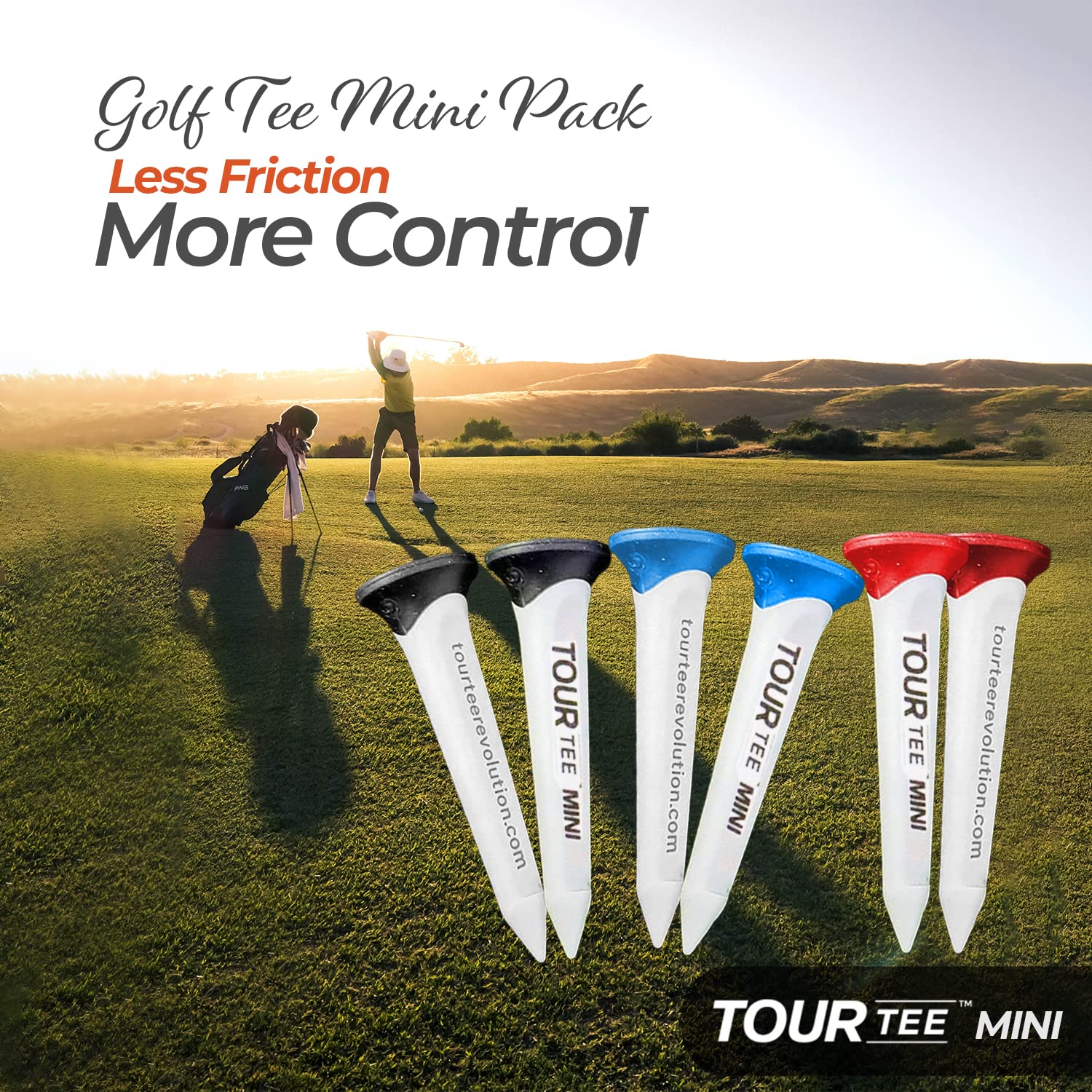 Mua CMC Design Tour Tee Mini Pack - Frictionless Golf Tees for More ...