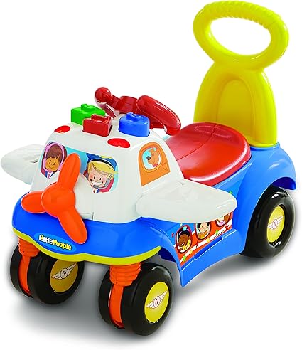 Amazon.com: Little People Activity Airplane Ride-On: Toys & Games
