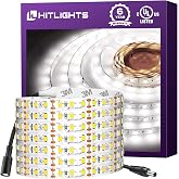 Amazon.com: HitLights White LED Strip Lights 5000K, 16.4ft Premium High ...