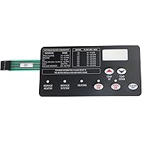 Amazon.com : Pentair 472610Z Switch Membrane Pad Replacement MasterTemp ...