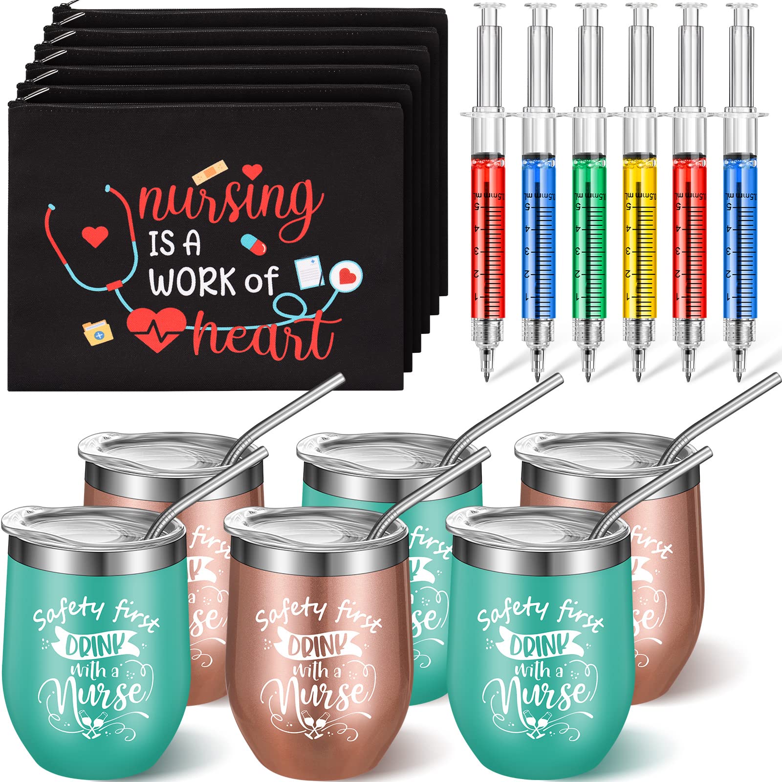 Rtteri 18 Pcs Appreciation Nurse Week Gifts in Bulk for Women Nurse ...