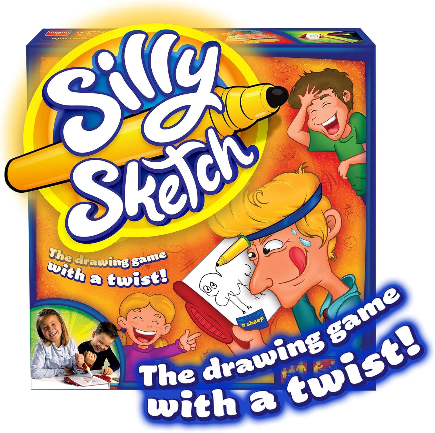 Goliath Games Silly Sketch drawing game for kids aged 7+, Multi-Colour ...