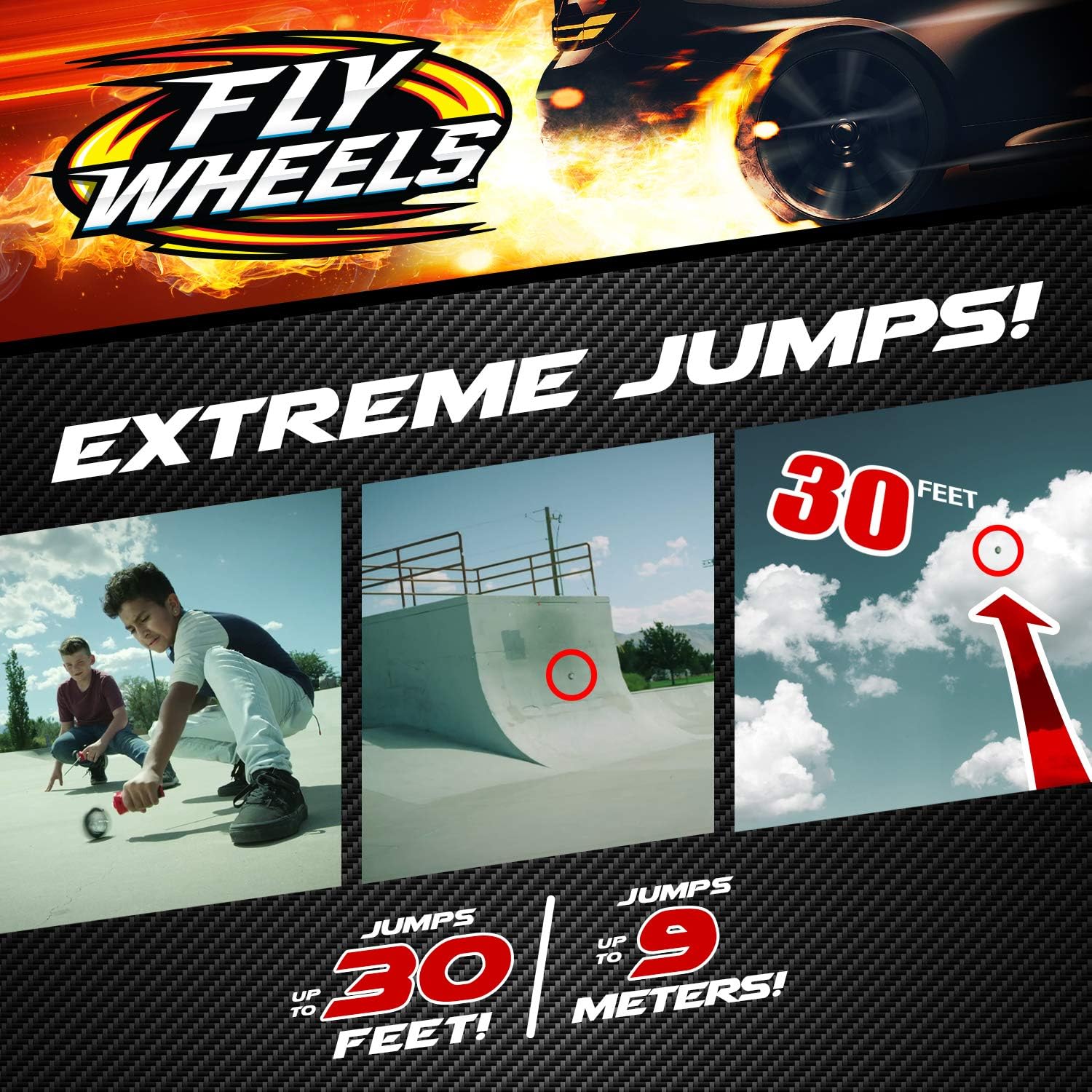 Fly Wheels Launcher + 2 Off-Road Wheels – Rip it up to 320 Scale MPH ...