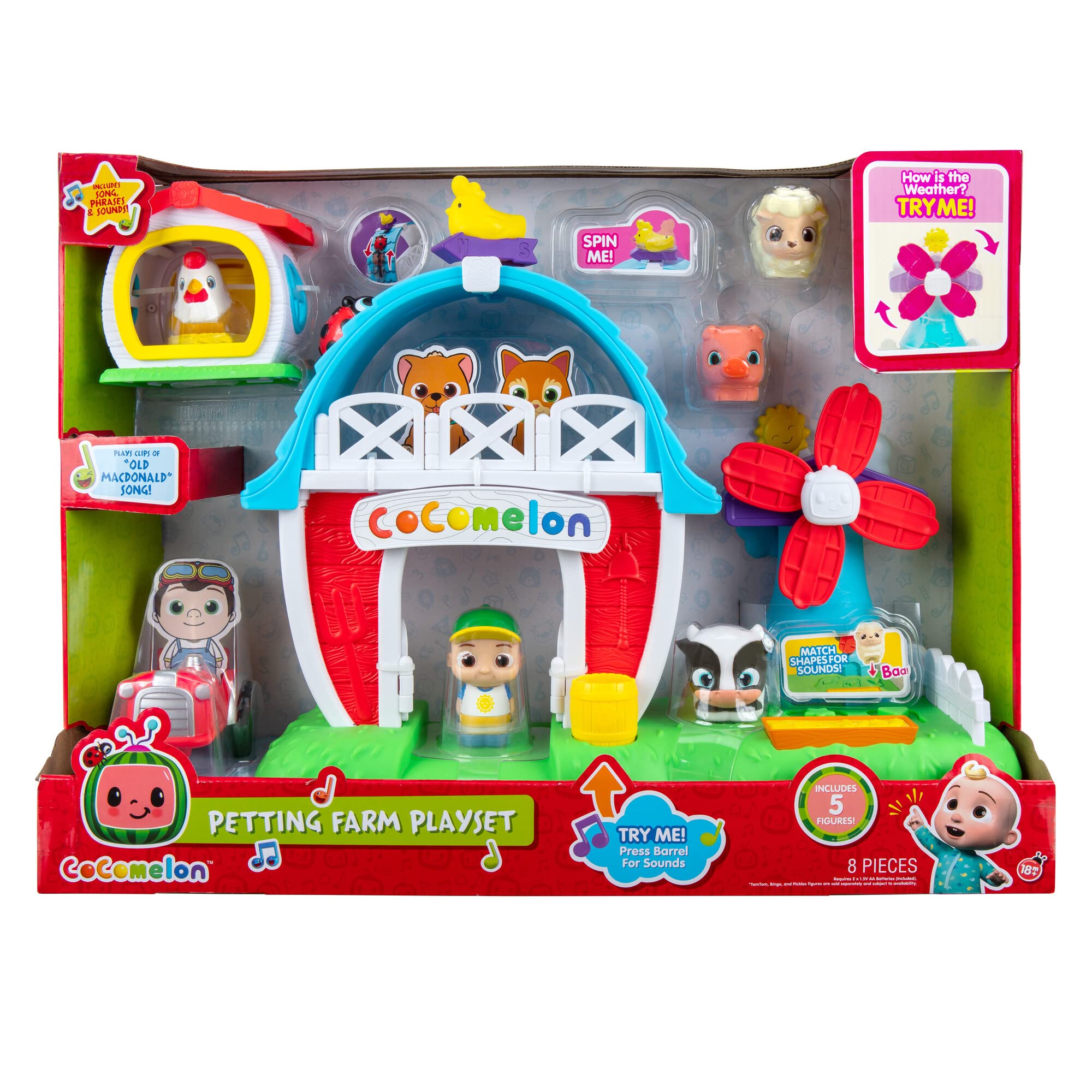 Mua Petting Farm Playset - Features a Farmer Figure JJ, Barn Animals ...