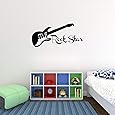 Amazon.com: Empresal Guitar Rock Star Decal Wall Vinyl Decor Sticker ...