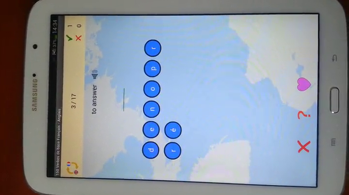 Hangman : French and English Verbs - level A1 - App on Amazon Appstore