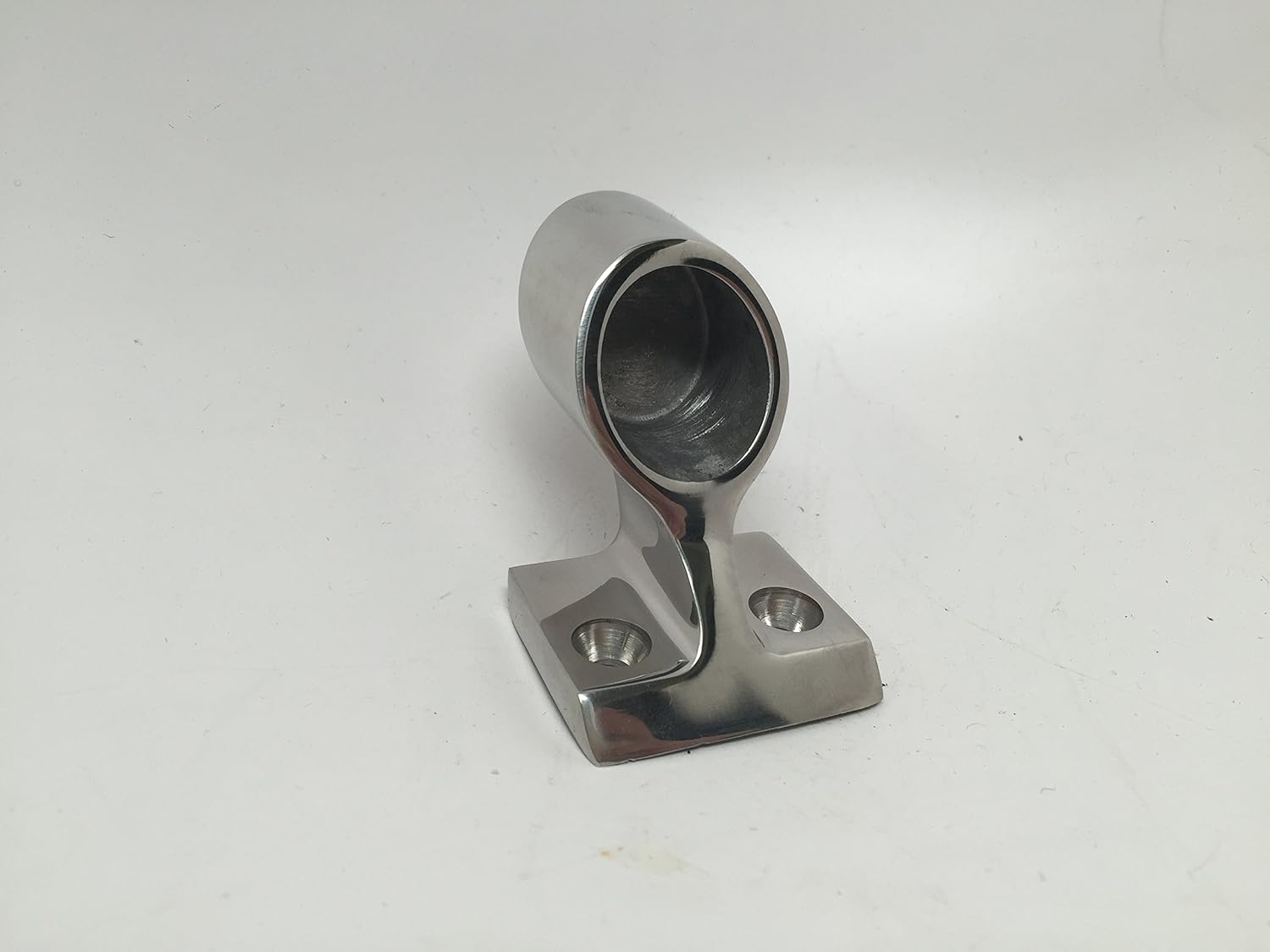 2 x Polished 316 Stainless Steel Marine Boat Stanchion 60° Hand Rail ...